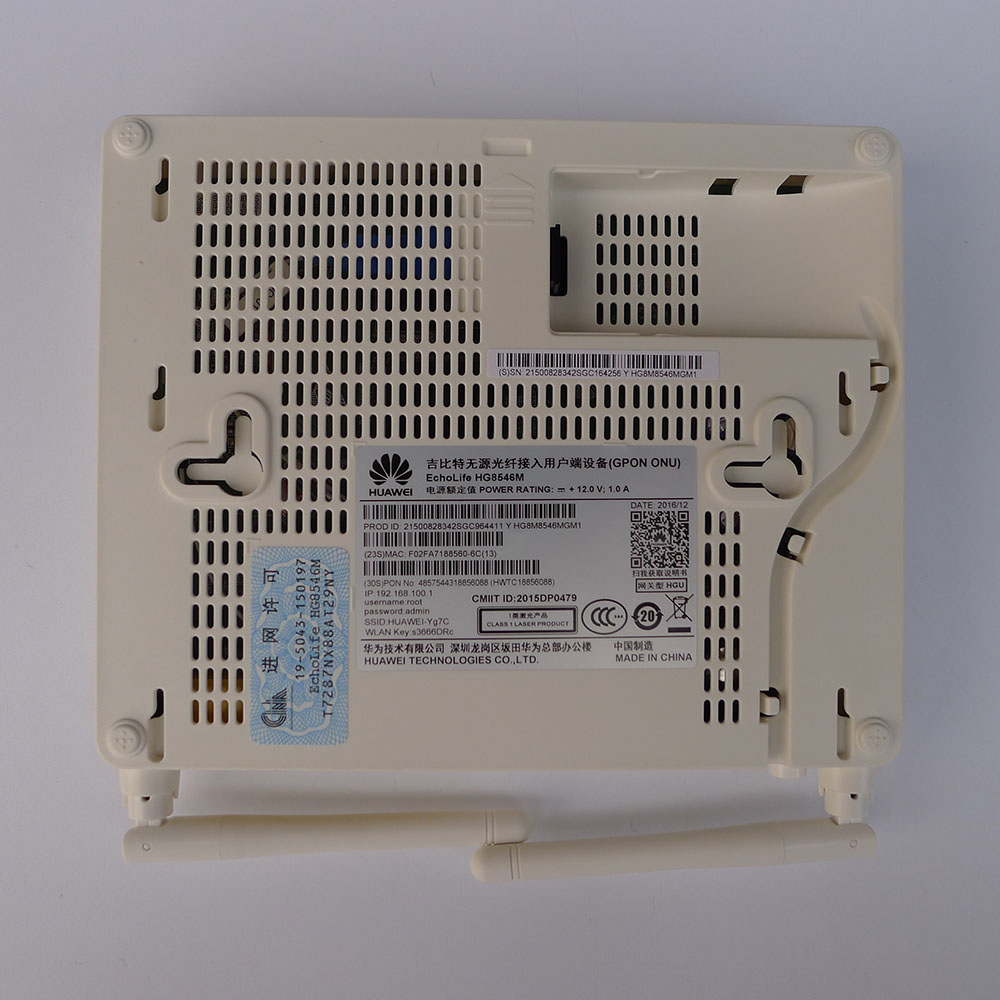 Huawei GPON ONU HG8546M with 4*LAN ports+1*phone port+wifi, HG8546M with wireless function 801 ...