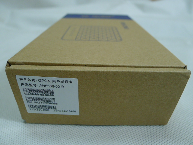 Fiberhome AN5506-02-B GPON ONU，optical network unit with 1 GE+1FE LAN ...