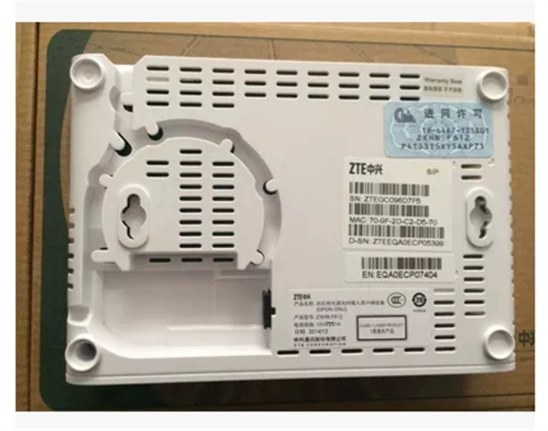 ZTE ZXHN F612 GPON optical network ONU With 2 ethernet ports and 1 ...