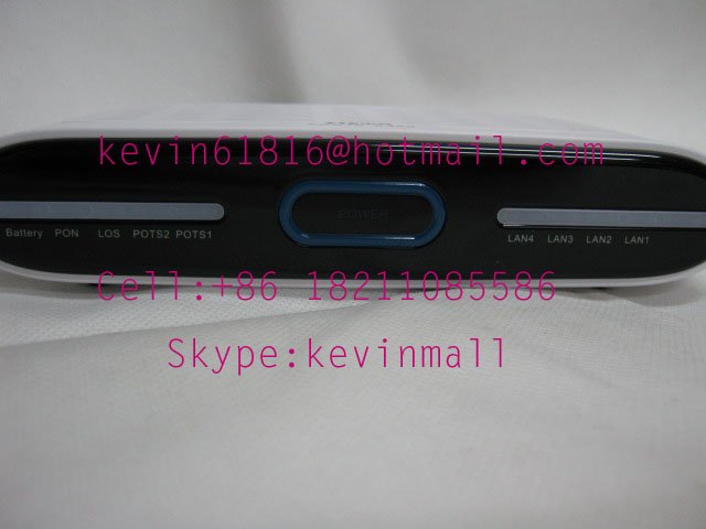 fiber to the home ZTE ZXA10 F420 EPON ONU with 4 ethernet ports and 2 ...