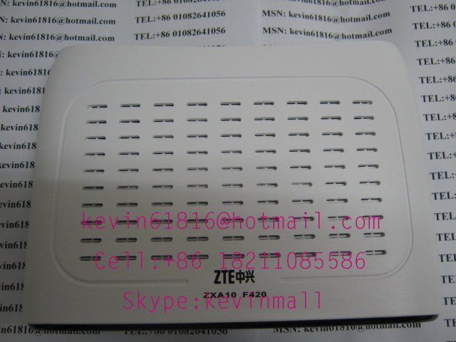 fiber to the home ZTE ZXA10 F420 EPON ONU with 4 ethernet ports and 2 ...