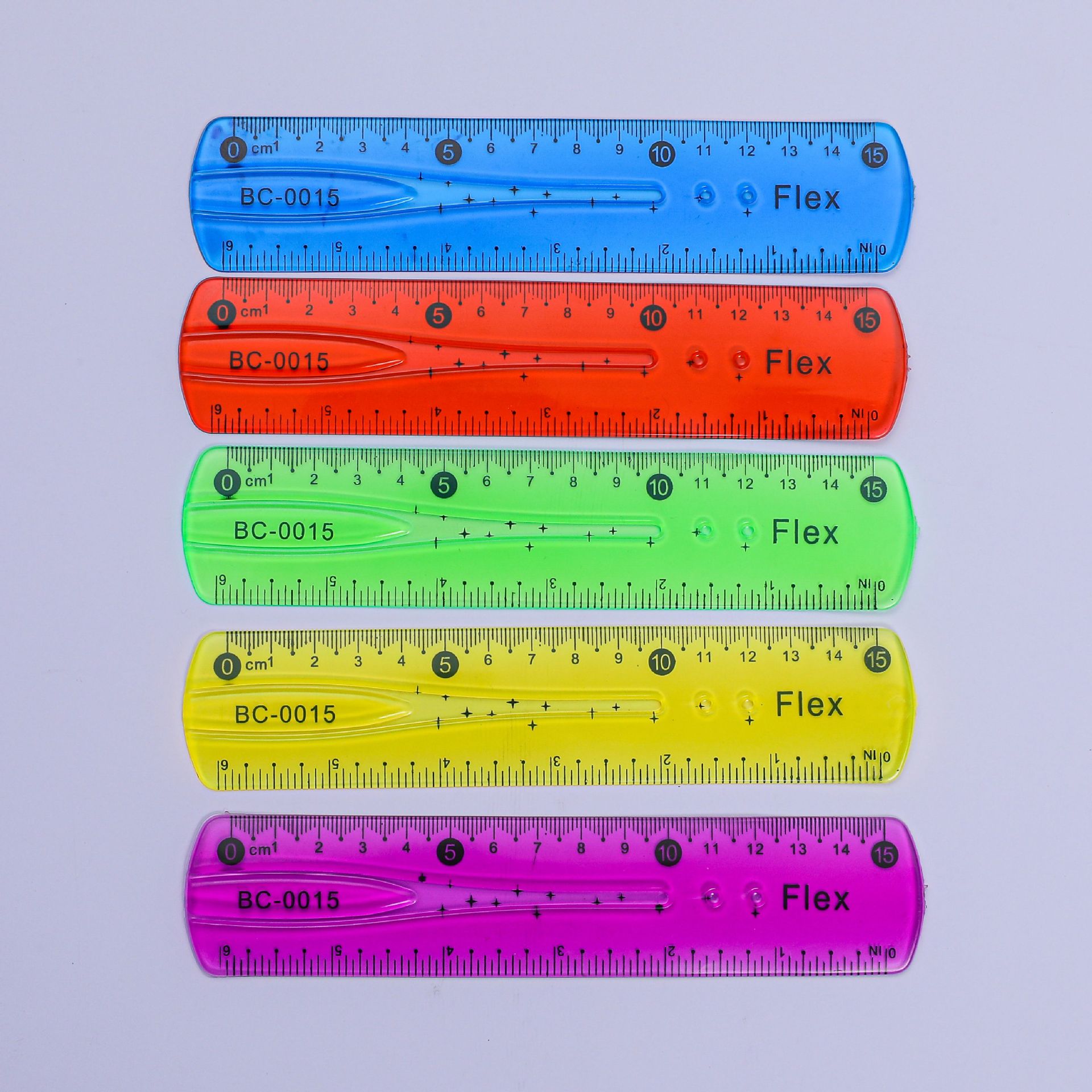 PVC color soft suit, bendable soft ruler 30cm soft ruler, candy-colored ...