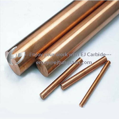 W75 tungsten copper rods electrodes