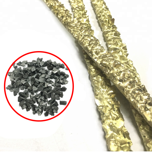 Crushed composite welding rods