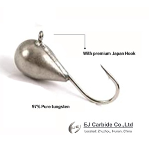 Tungsten panfish jig heads, Tungsten ice fishing jigs