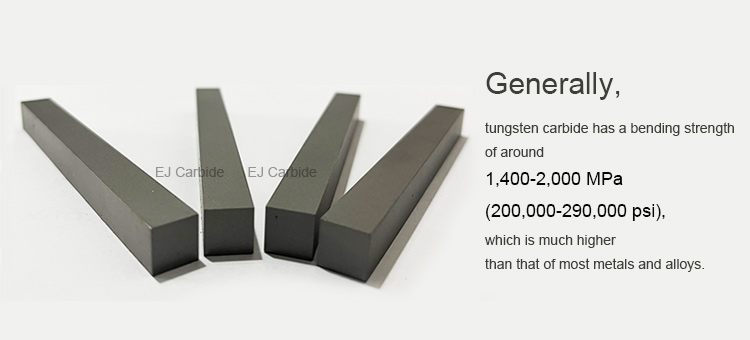 What is the Bending Strength of Tungsten carbide material and Tungsten ...