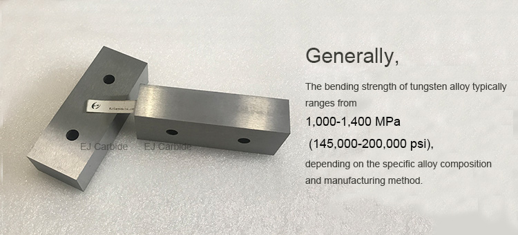 What is the Bending Strength of tungsten alloy？