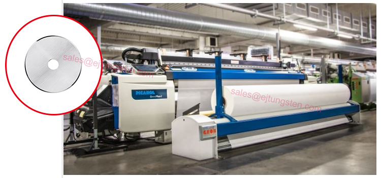 The Circular Razor Cutters for weft cut on loom machines