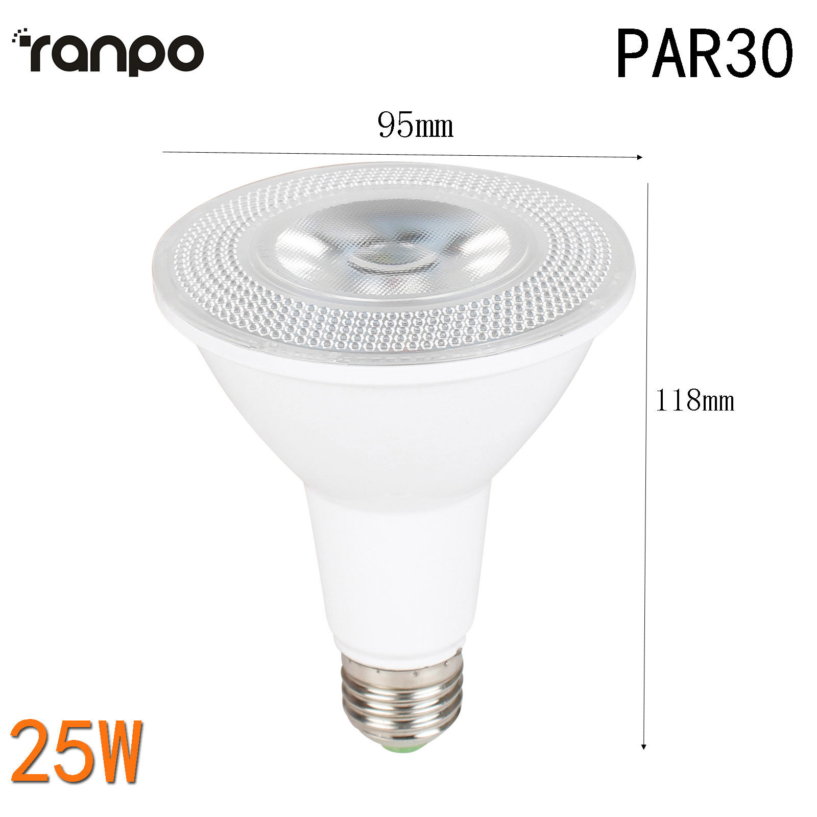E26 E27 PAR20 PAR30 PAR38 Dimmable LED Spotlight Bulb 14W 25W 40W White Lamp,LED Spotlight