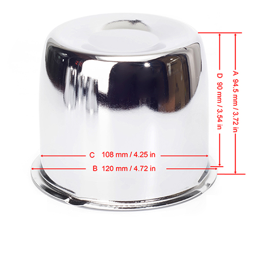 RhinoTuning 108mm 4.25in Push Through Center Caps for 4.25in Center ...