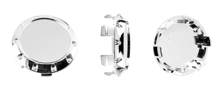 What are the innovative designs of RhinoTuning hubcaps?