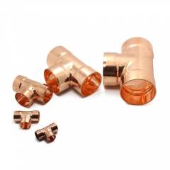 widely use reducing tee copper ferrule fitting 3 way copper elbow ...