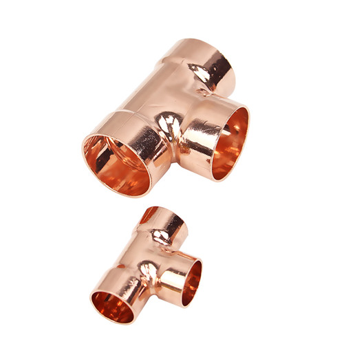 widely use reducing tee copper ferrule fitting 3 way copper elbow ...