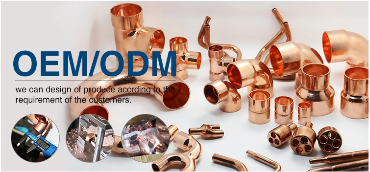 widely use reducing tee copper ferrule fitting 3 way copper elbow ...