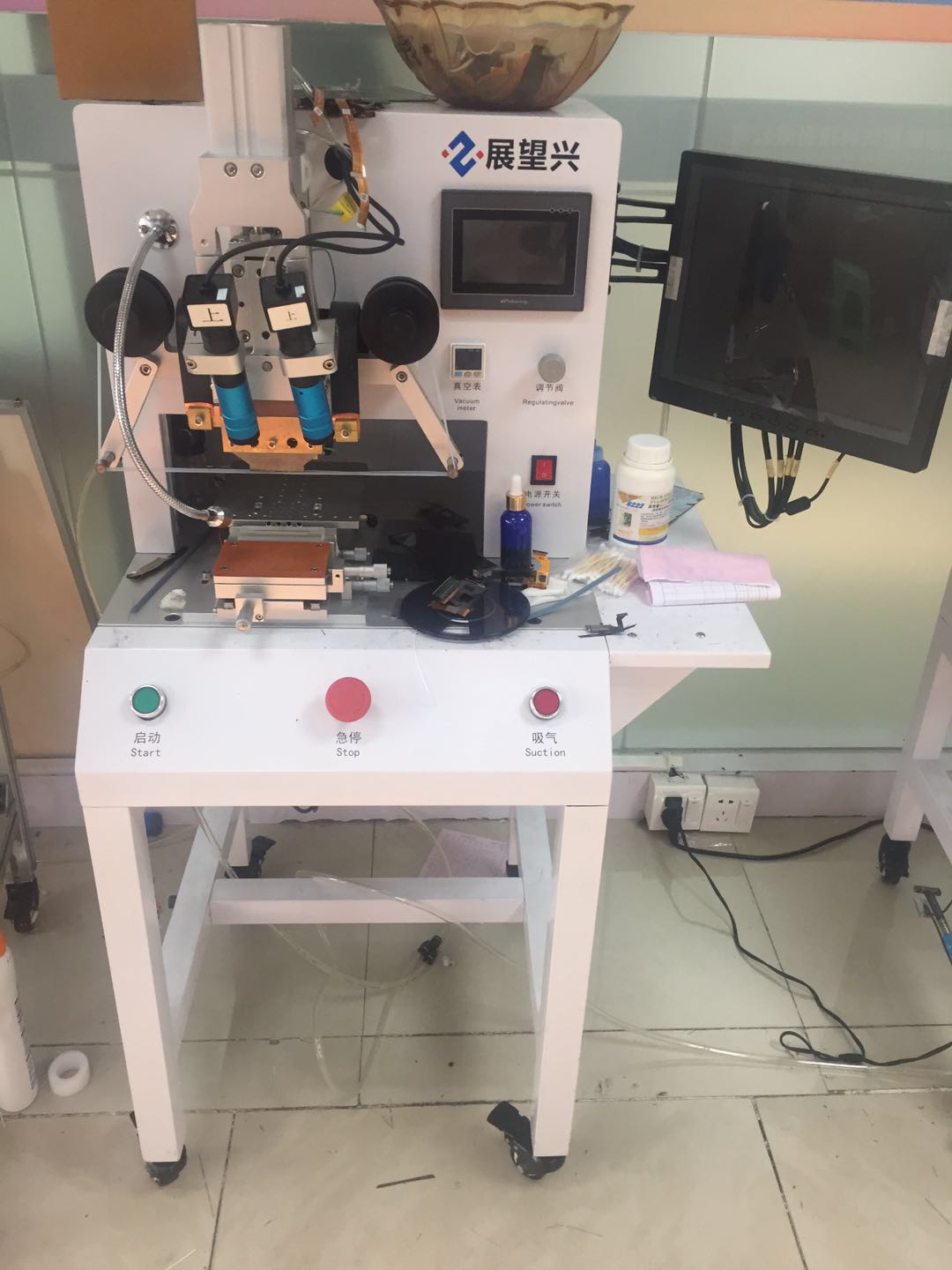 FB01 15inchs screen Flex Bonding machine/ Flex soldering machine for ...