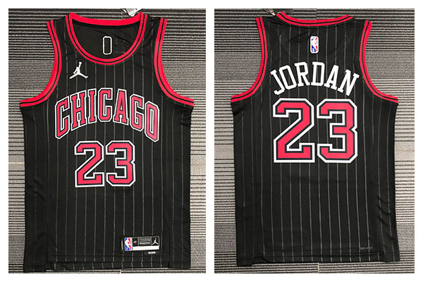 75th anniversary Chicago Bulls NBA basketball adult Hot press black