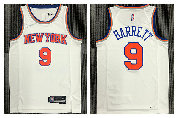 75th anniversary New York Knicks NBA basketball adult Hot press White