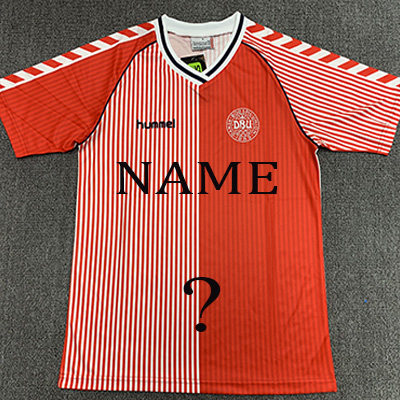 1986 Denmark Home jersey the best quality