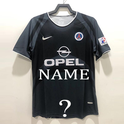 2001-2002 Psg Third Kit jersey the best quality