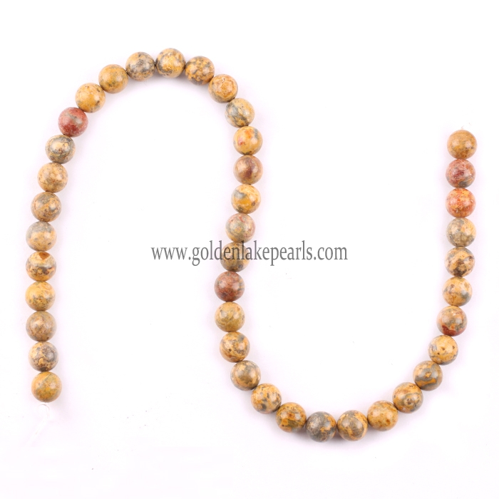 Leopard Stone Plain Rounds