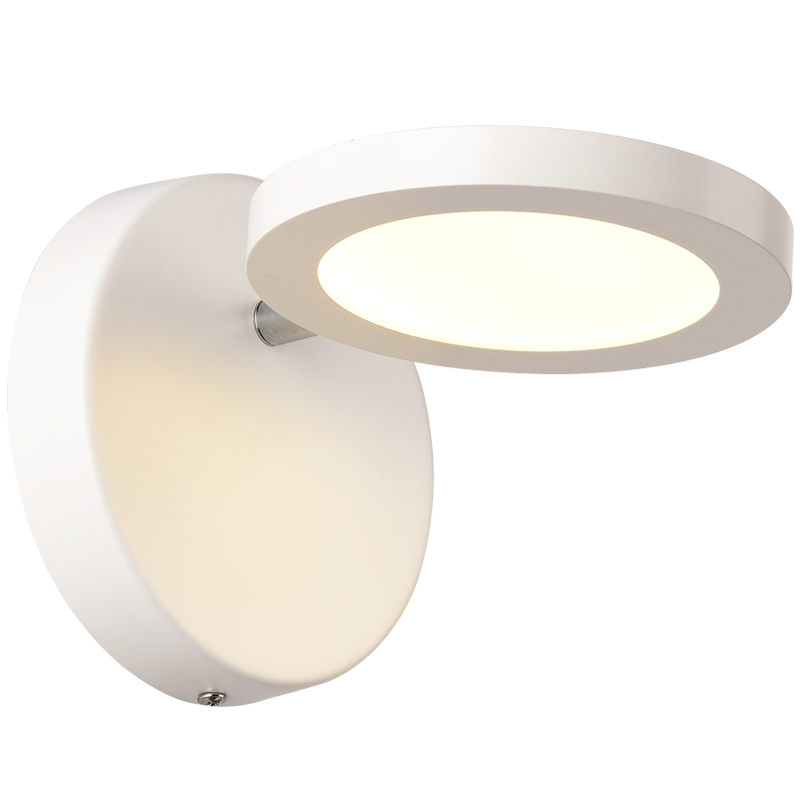 Modern Black/White Mini LED Wall Sconce 9W Natural White,ROOMS