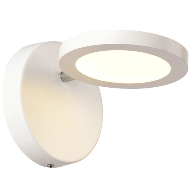 Modern Black/White Mini LED Wall Sconce 9W Natural White,ROOMS