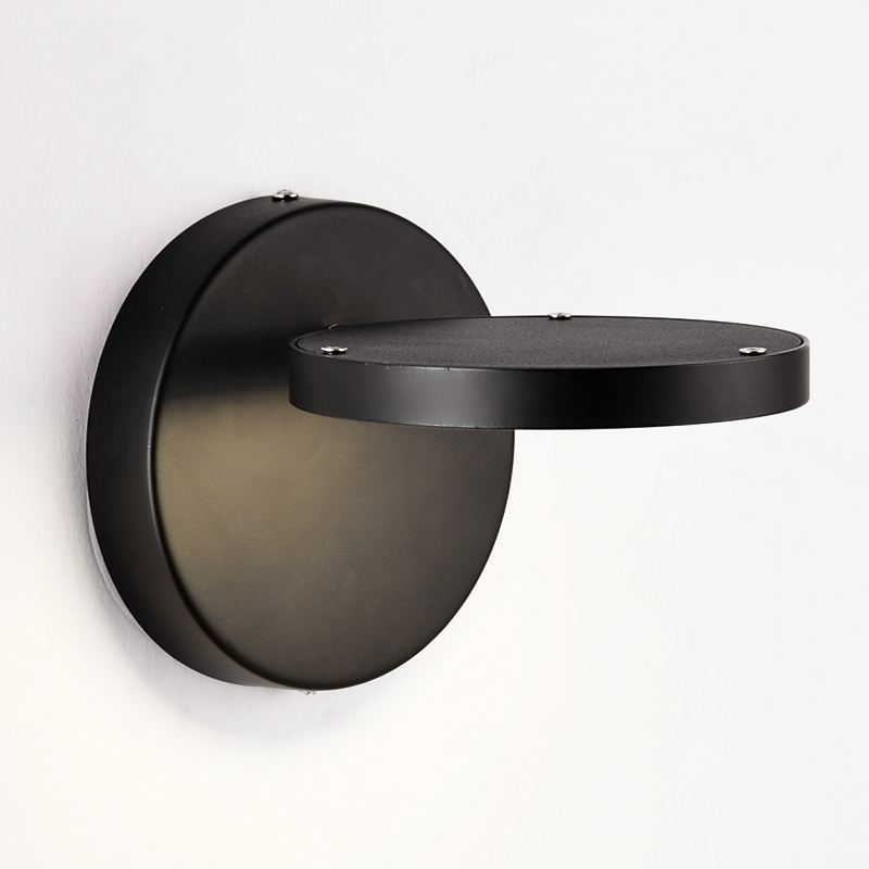 Modern Black/White Mini LED Wall Sconce 9W Natural White,ROOMS