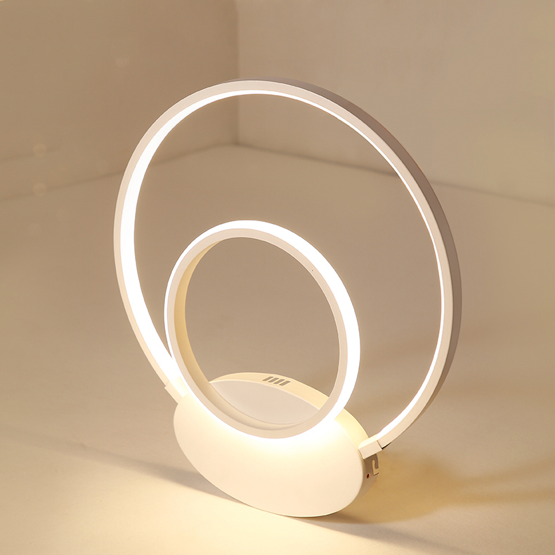 Modern White Circle Ring LED Ceiling Light, 32 Watt,ROOMS