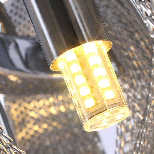 Luxurious Modern 8 Light Chain Chandelier Stream Chain Circular ...