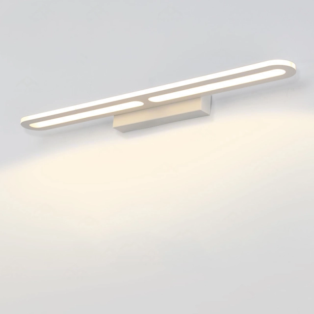 Modern White LED Vanity Light for Bathroom Powder Room,Bathroom & Vanity