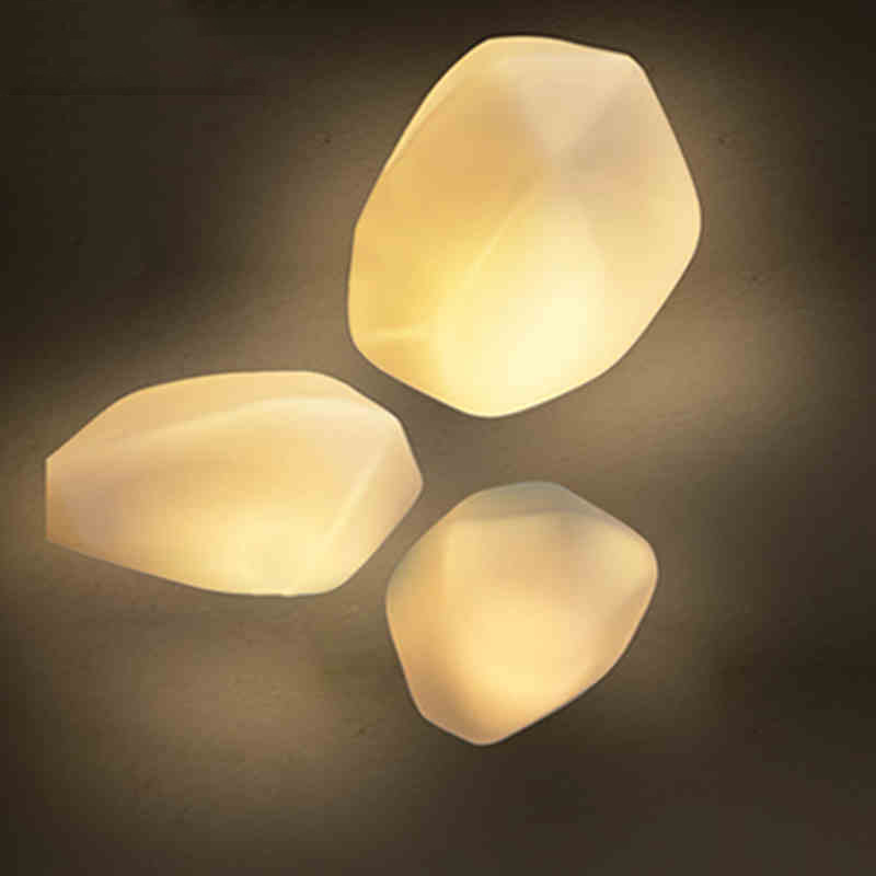 Modern Design Pebble Stone Ceiling Lamp for Hallway Bedroom Kitchen ...