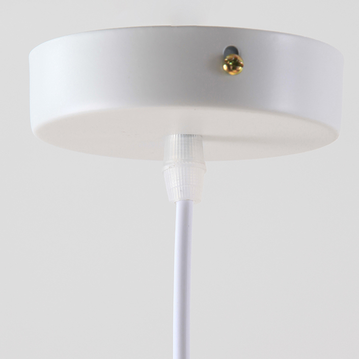 Modern White 1 Light PVC Pine Cone Pendant Light for Dining Room ...