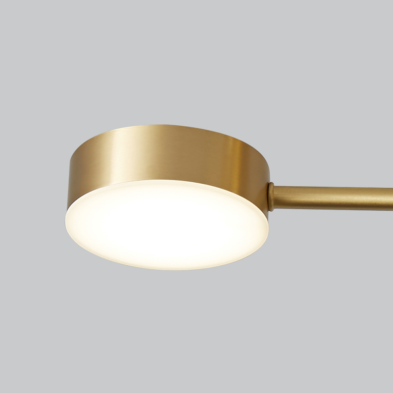 Creative Modern 4 Light LED Flush Mount Ceiling Light with Three-Arms,ROOMS