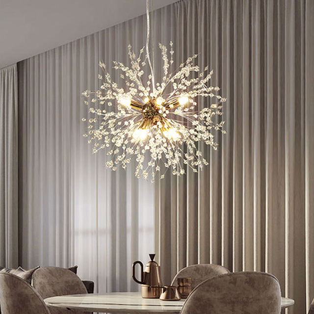 Contemporary Sputnik Firework Chandelier for Living Room Bedroom 8 ...