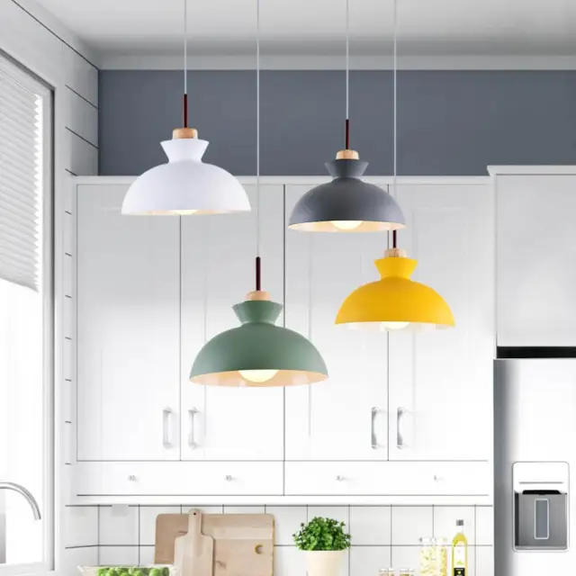 Modern Dome Shaped 1 Light 11.02"W Pendant Light Overhead Kitchen ...