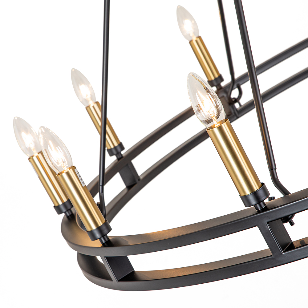 Vintage Modern Farmhouse Oversized Large Wagon Wheel Empire Chandelier ...