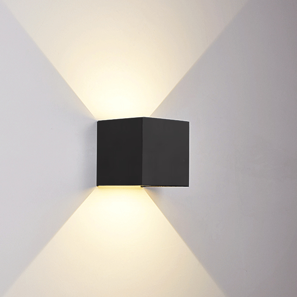 Minimalist Modern Small Cube LED Waterproof Mini Wall Lamp Wall Sconce ...