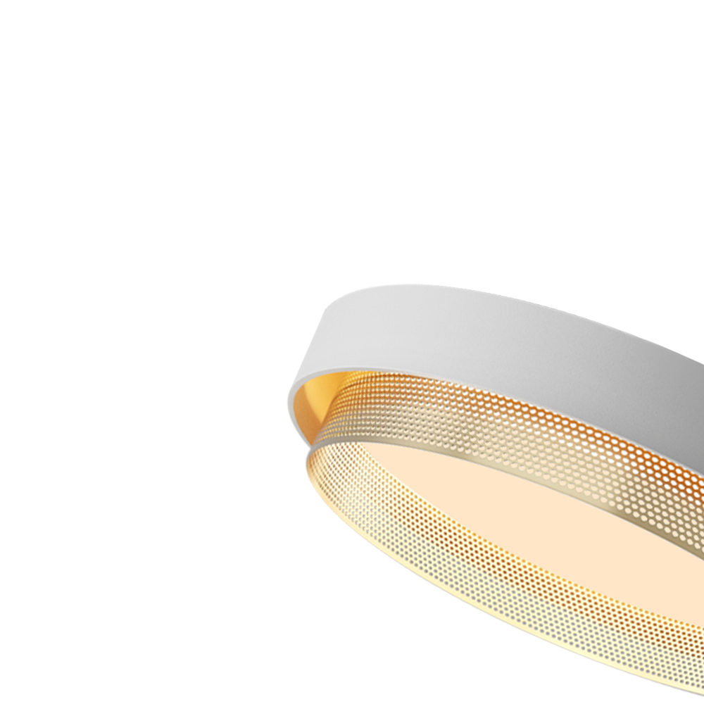 Circular Round Shape LED Hollow Flush Mount | yiilighting