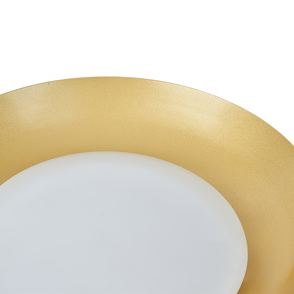 Modern Saucer LED Flush Mount Ceiling Light in Acrylic Diffuser For ...