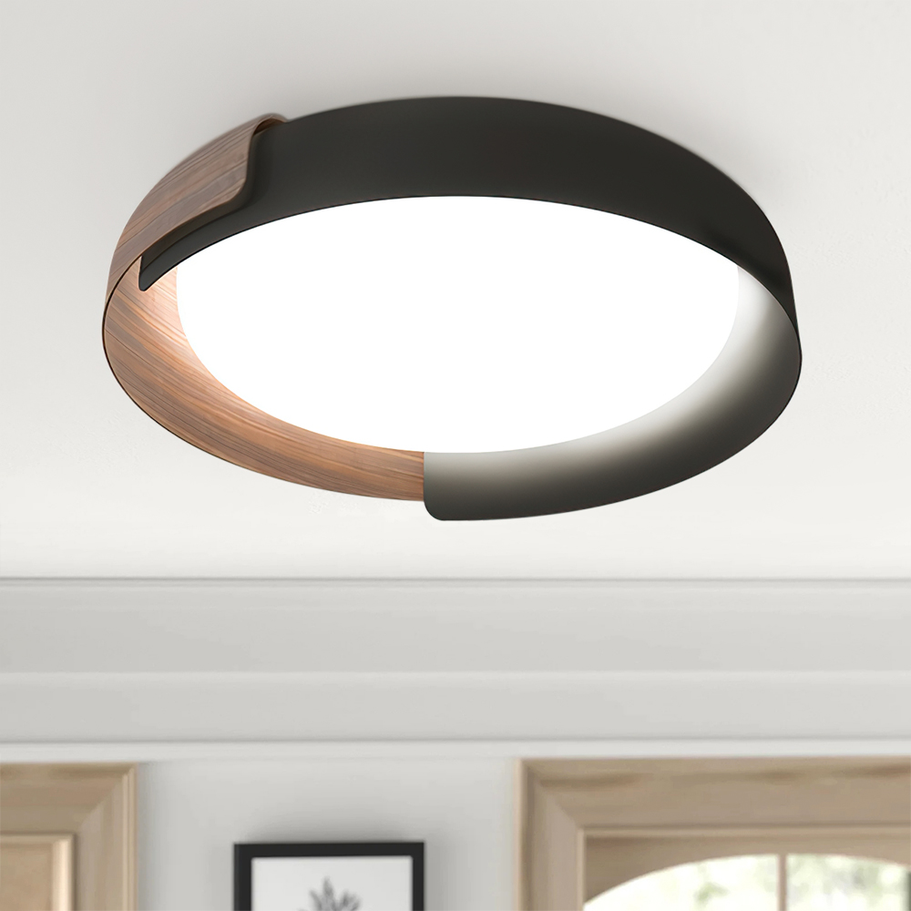 Modern Minimalist Round LED Flush Mount Ceiling Light with Acrylic ...