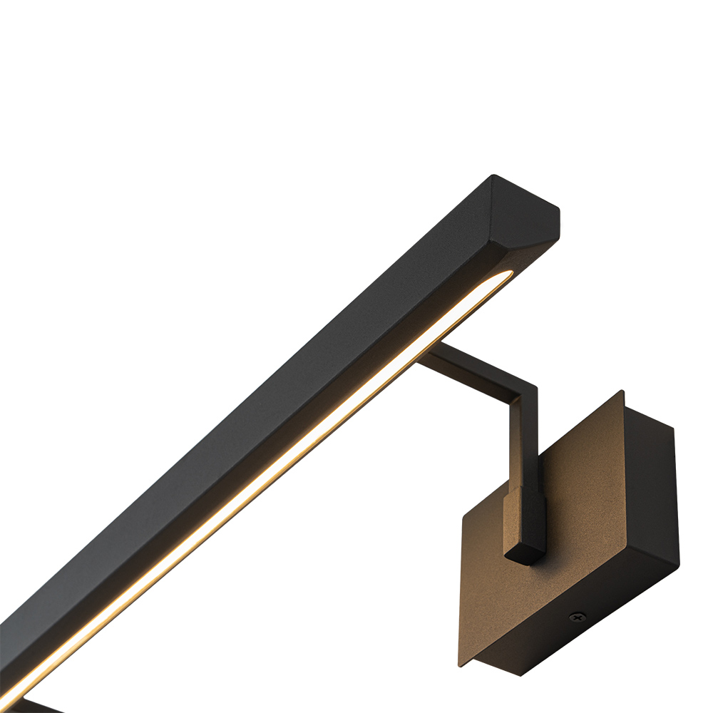 Dimmable Modern Linear Wall Sconce in LED 3000K Warm Light Bathroom ...