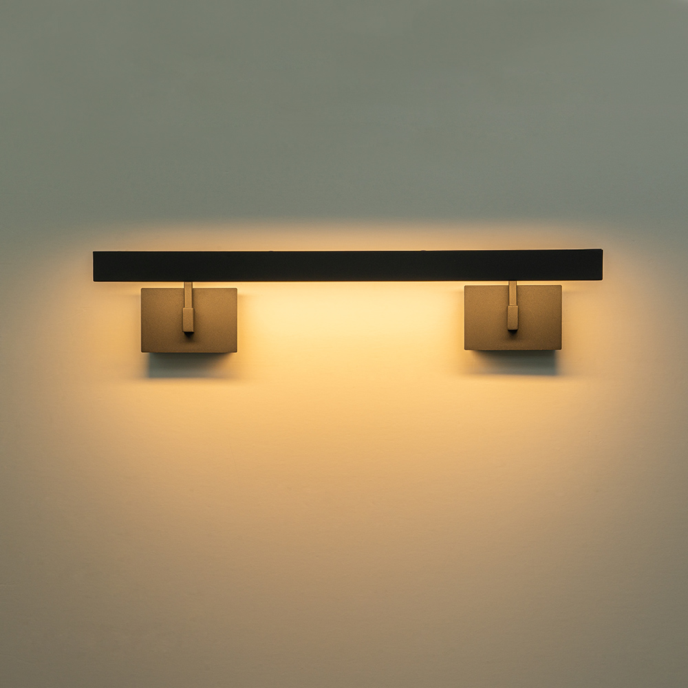 Dimmable Modern Linear Wall Sconce in LED 3000K Warm Light Bathroom Vanity Light for Kitchen ...