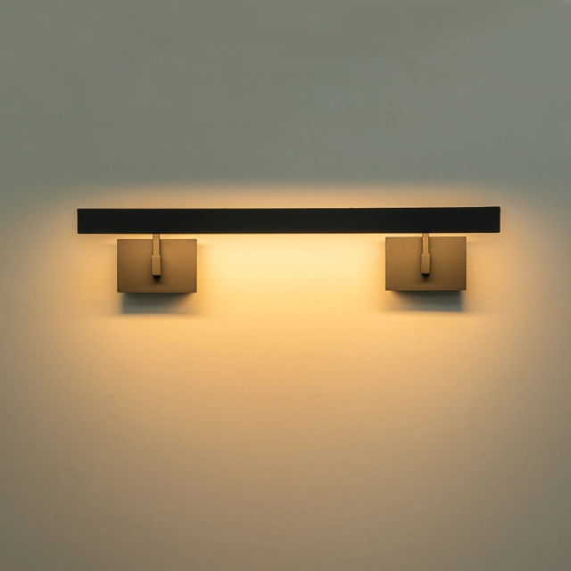 Dimmable Modern Linear Wall Sconce in LED 3000K Warm Light Bathroom ...
