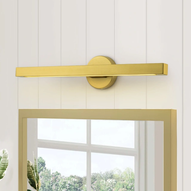 Dimmable LED Minimalist Linear Bathroom Vanity Light | yiilighting