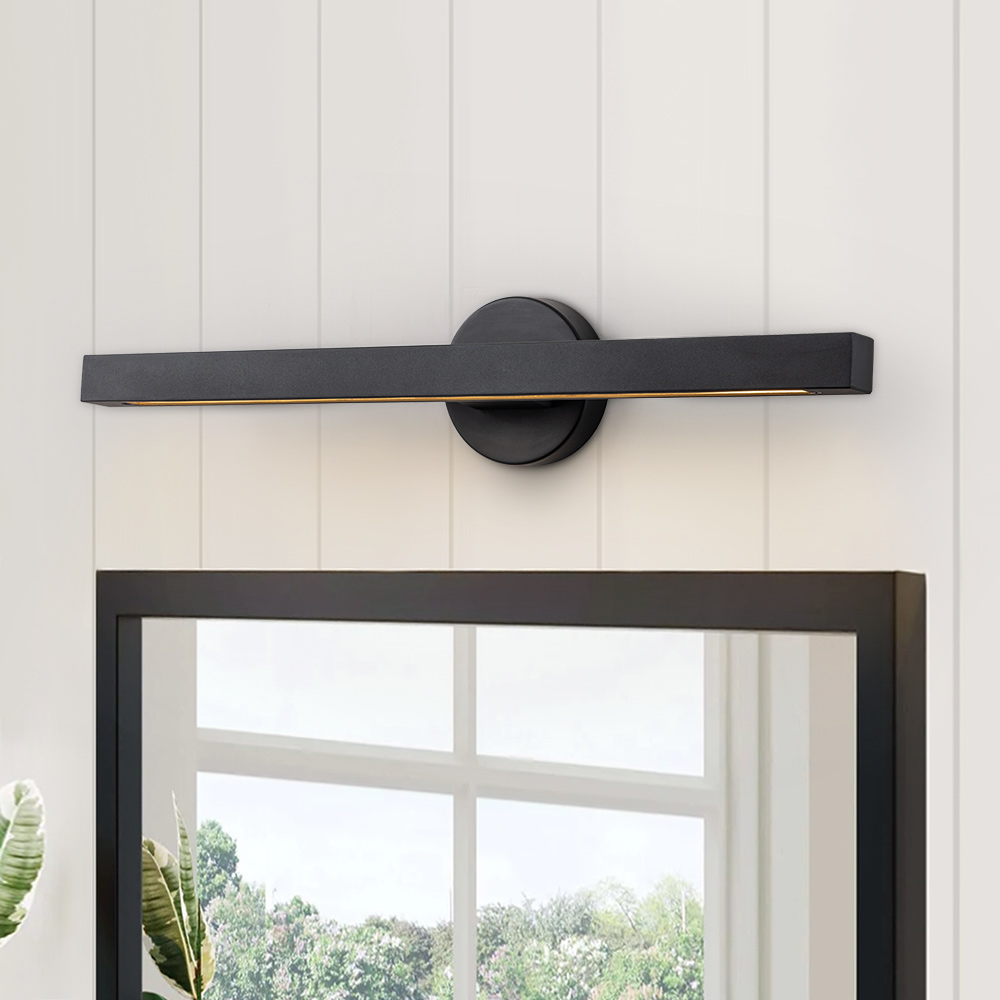 Dimmable LED Minimalist Linear Bathroom Vanity Light | yiilighting