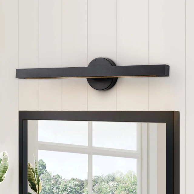 Dimmable LED Minimalist Linear Bathroom Vanity Light | yiilighting