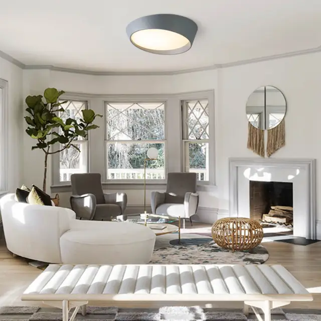 Slant Shape LED Flush Mount | yiilighting, Truncated Cone Ceiling Light