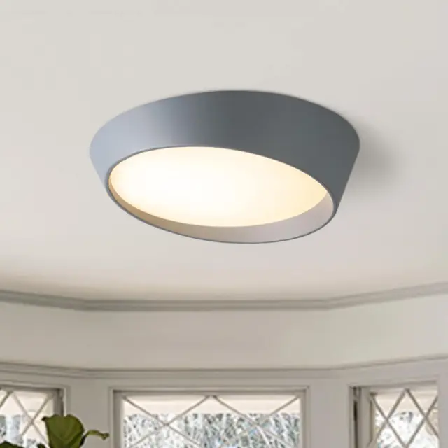 Slant Shape LED Flush Mount | yiilighting, Truncated Cone Ceiling Light