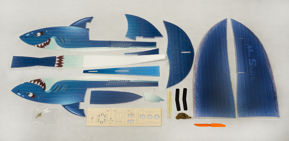 E14 Free Shipping Mini Shark RC Wingspan 1M Biomimetic Plane EPP Slow ...