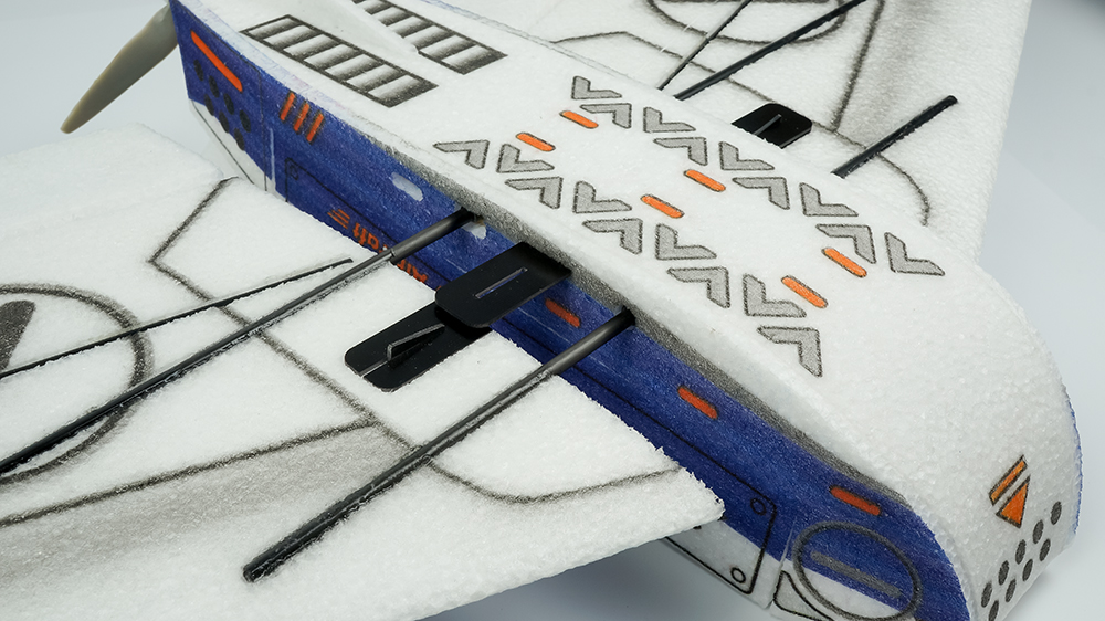 Super-Ray RC Airplane EPP Training Airplane Model 1100mm Wingspan ...